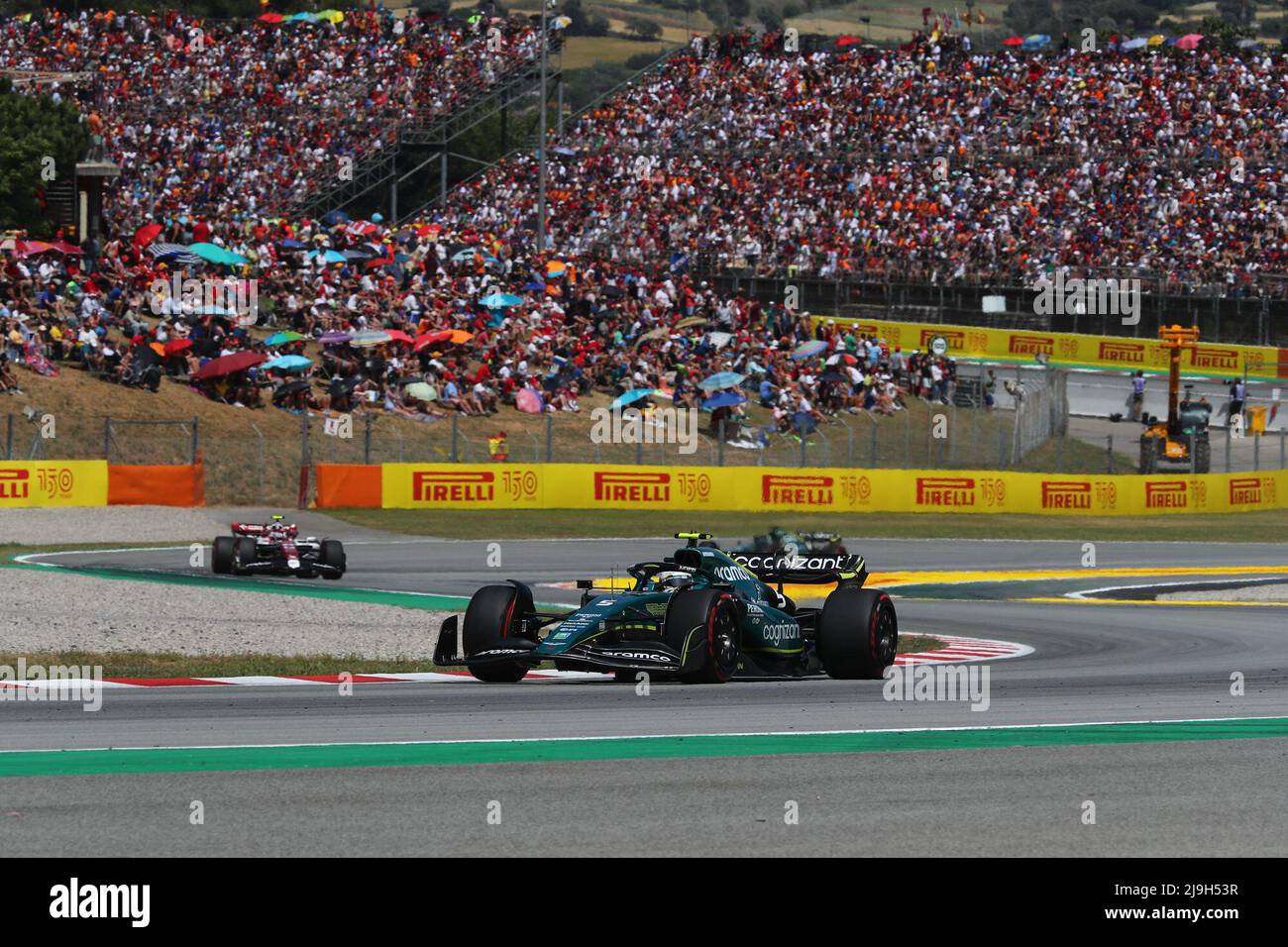 Barcelona, Spain. 22nd May, 2022. Sebastian Vettel (GER) Aston Martin ...