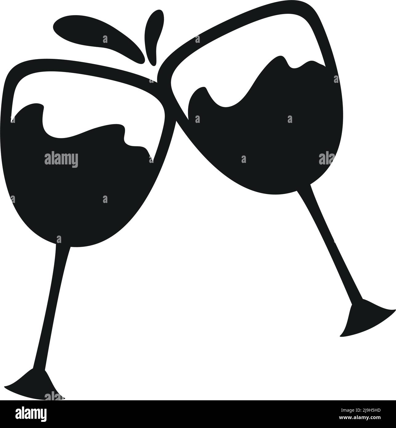Friends cheers cocktail Stock Vector Images - Alamy