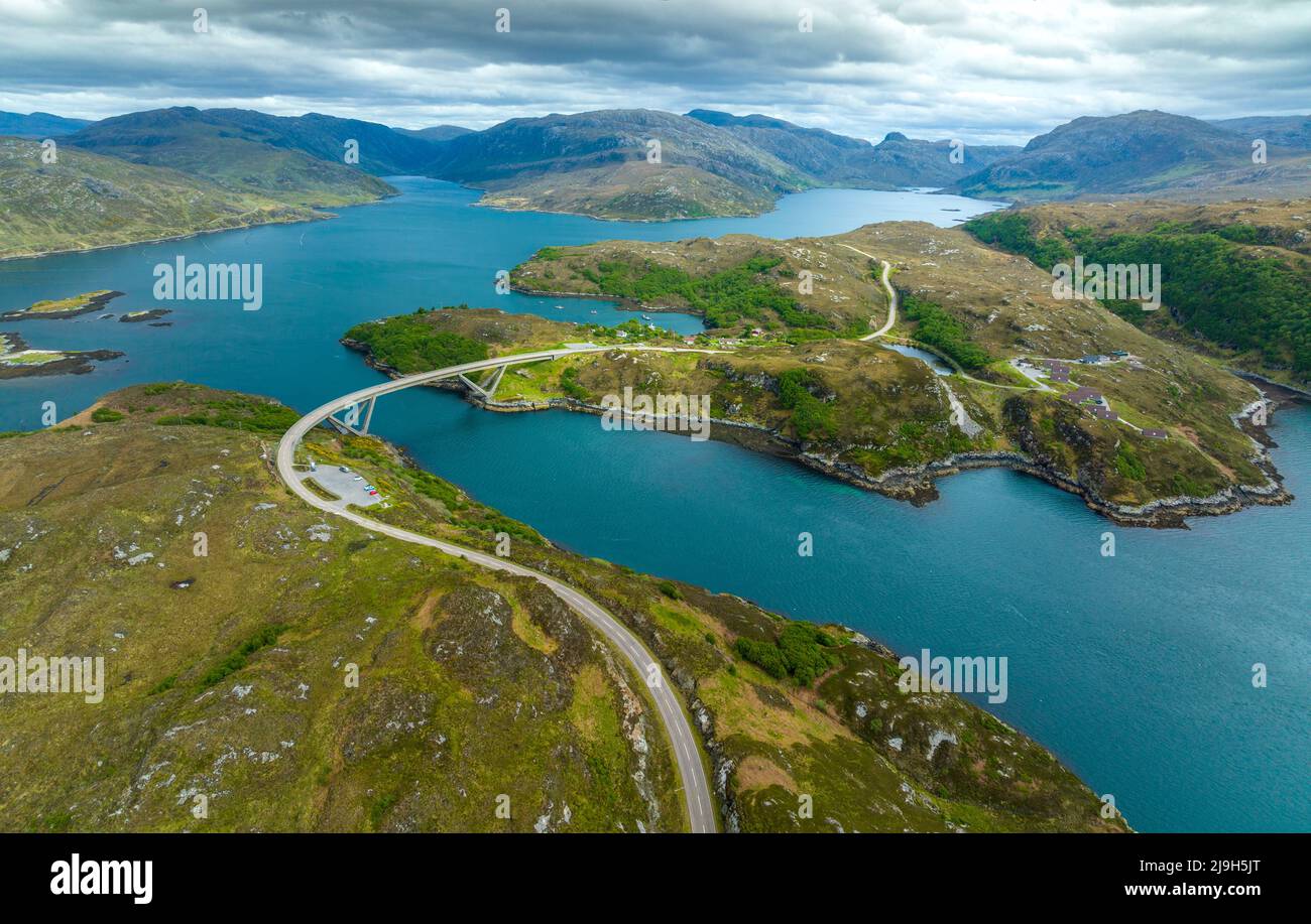 North coast 500 route bridge hi-res stock photography and images - Alamy