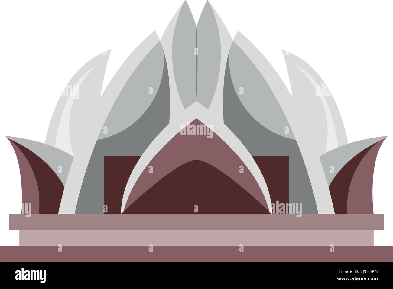 Delhi lotus temple Stock Vector Image & Art - Alamy