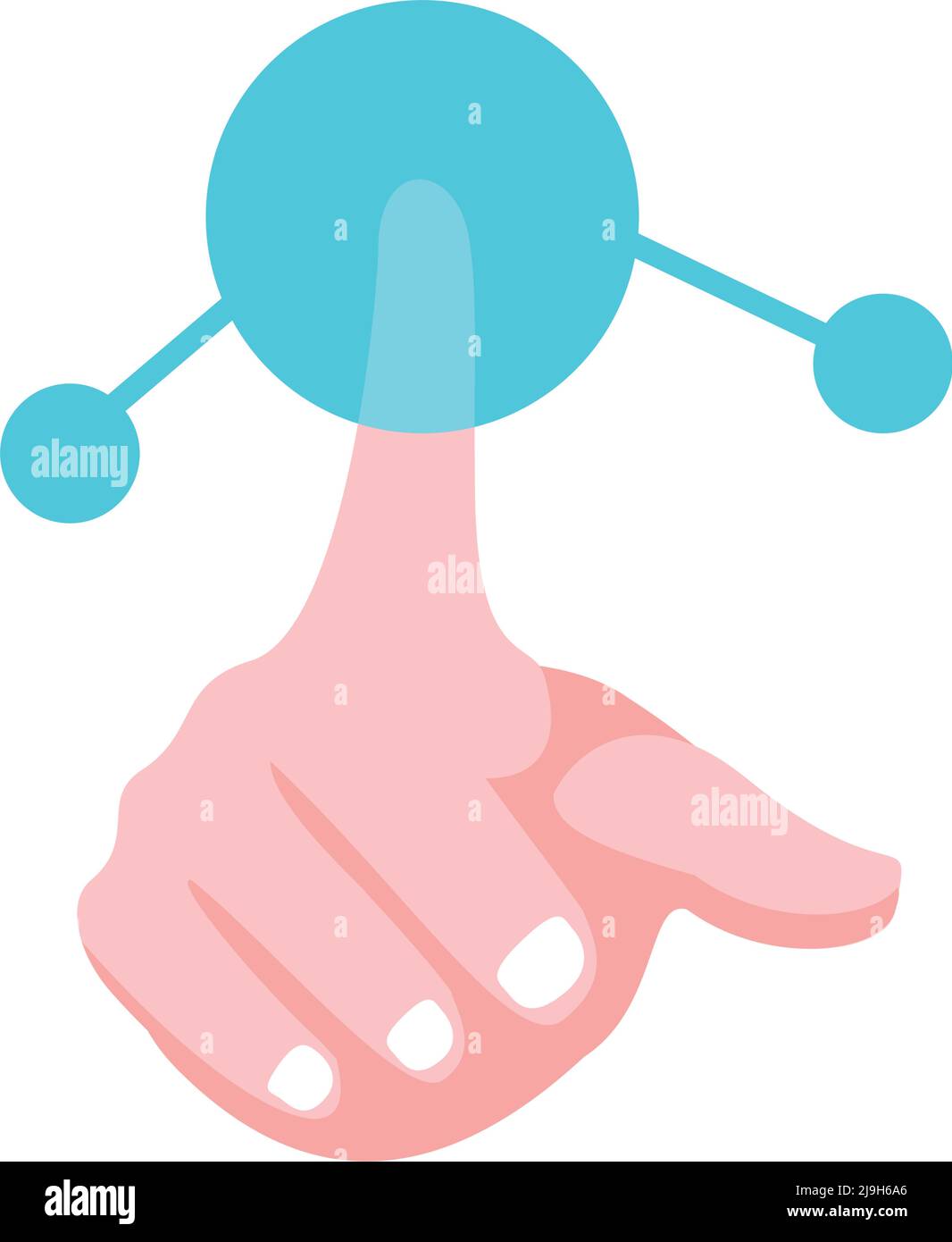 hand touch technology Stock Vector Image & Art - Alamy