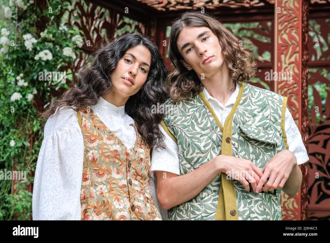 Chelsea, London, UK. 23rd May, 2022. Models wearing clothes made from ...