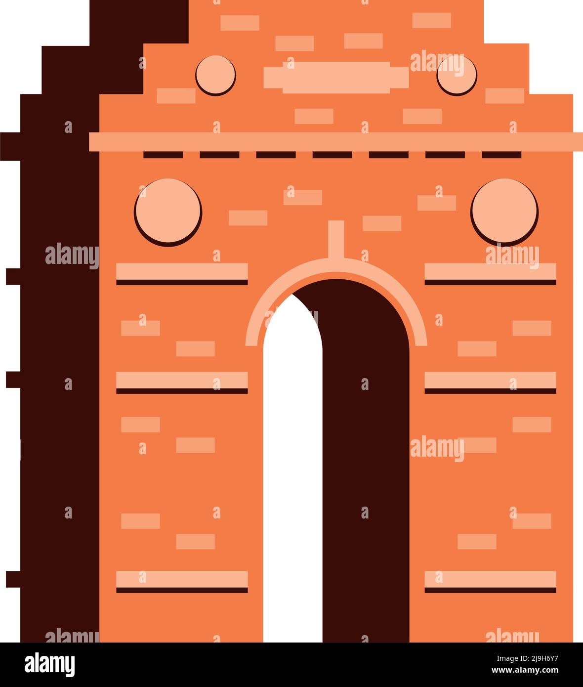 indian landmark gate Stock Vector Image & Art - Alamy