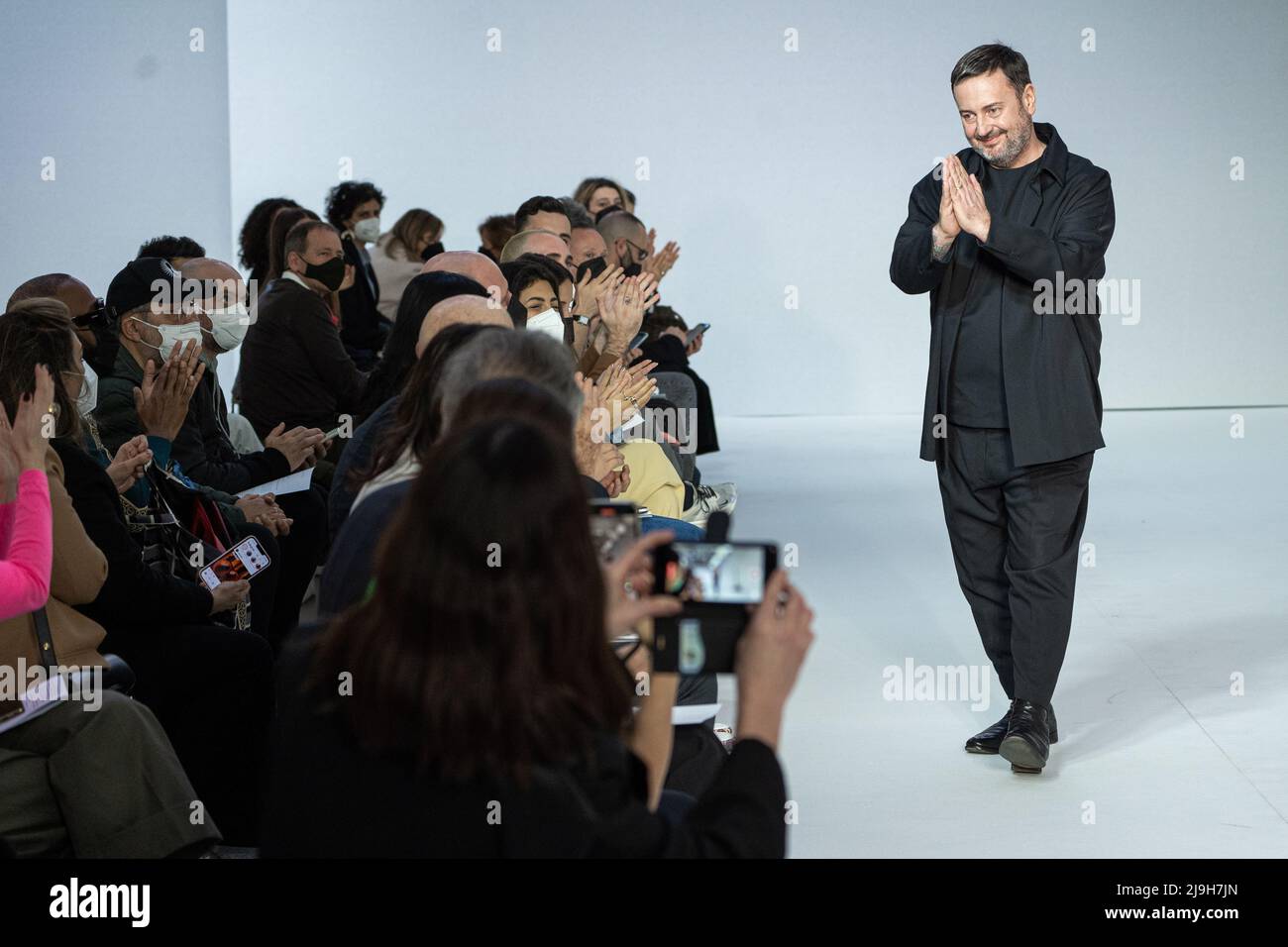 MILAN, ITALY - FEBRUARY 23: Fashion designer Daniele Calcaterra ...