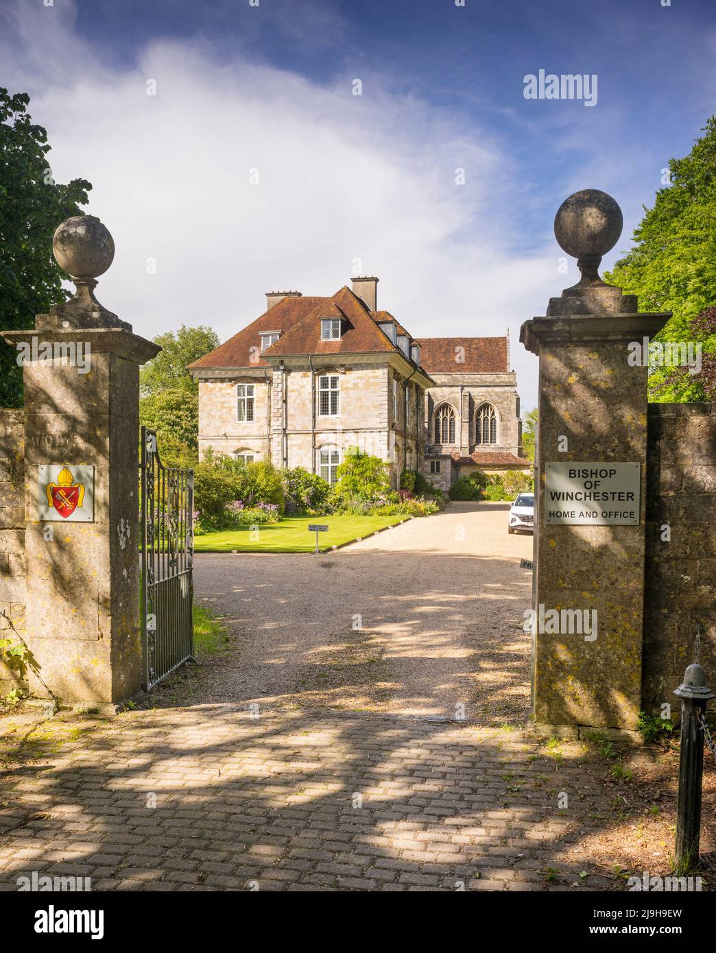 Wolvesey Palace in Winchester is the official residence of the Bishop ...