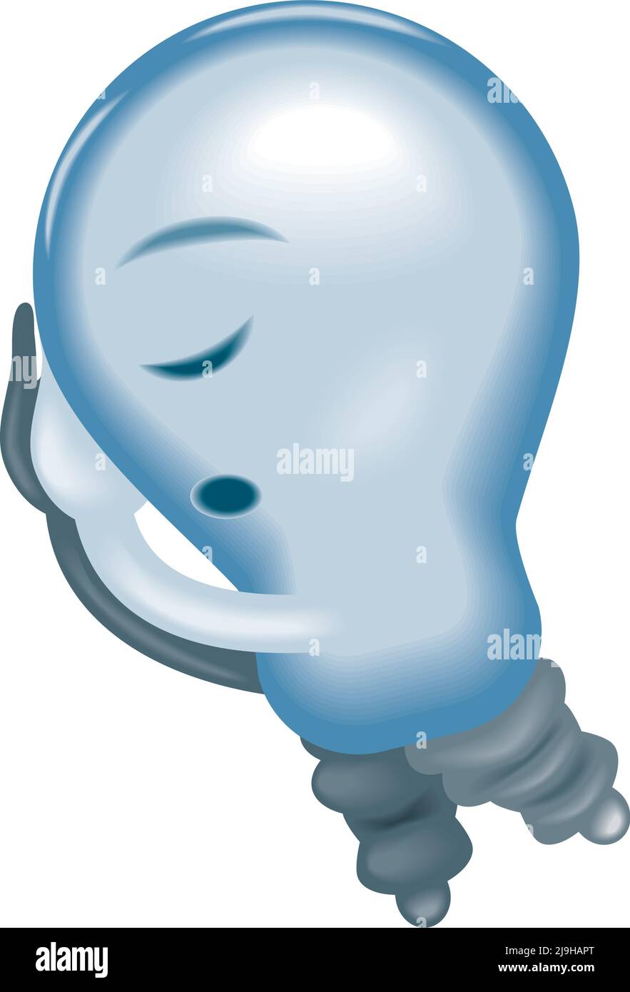 sleeping led bulb Stock Vector Image & Art - Alamy