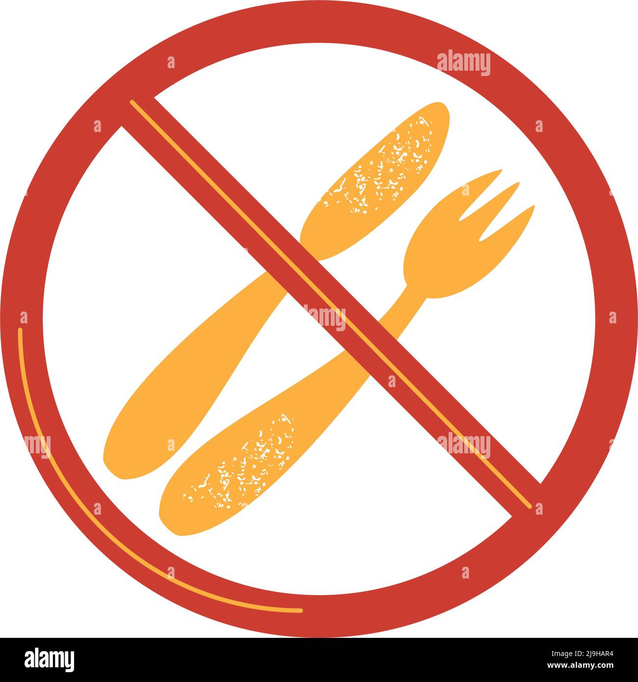 fasting, no food sign Stock Vector Image & Art - Alamy