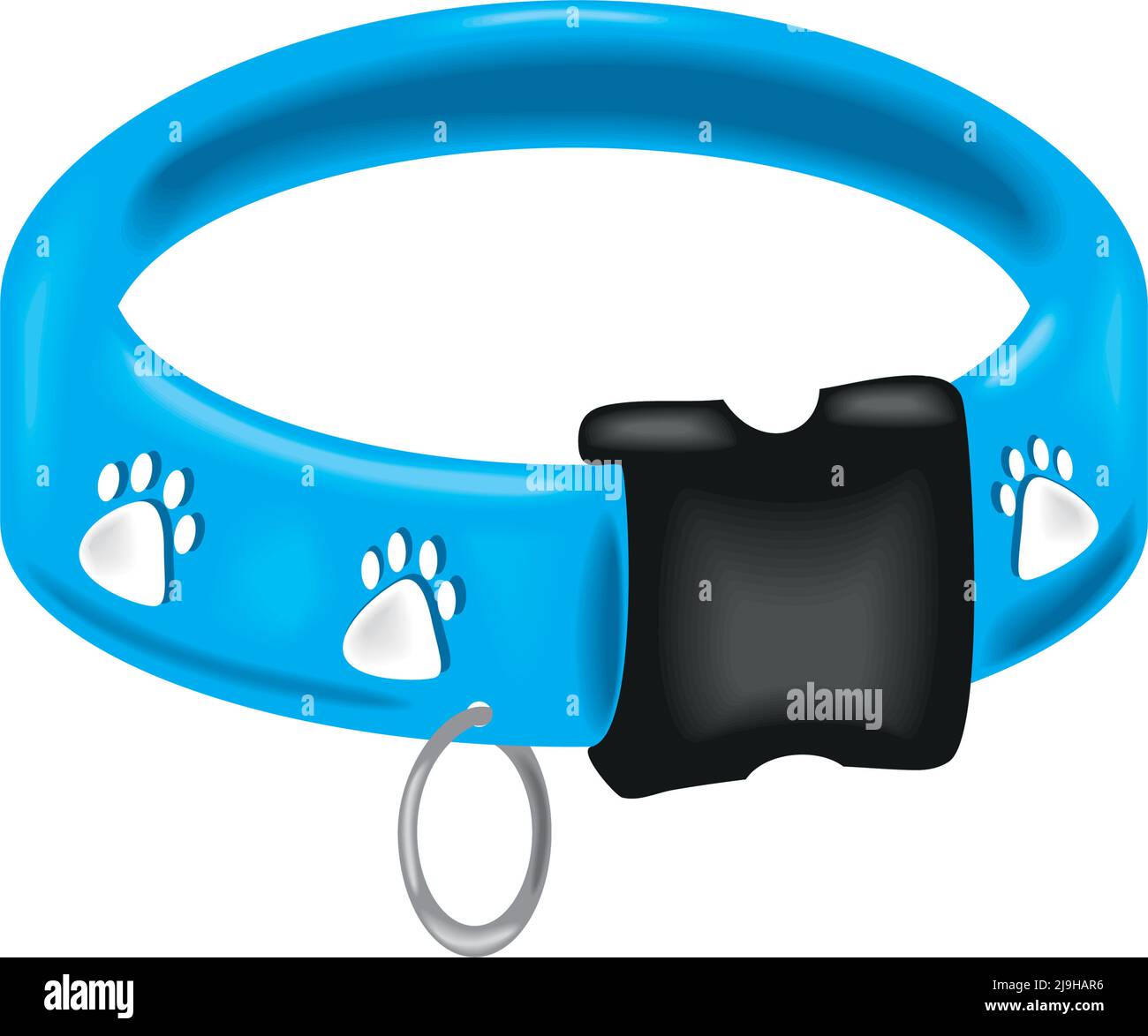 Blue leash dog Stock Vector Images - Alamy