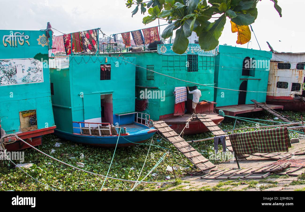 Bangladesh. 22nd May, 2022. The least cheap floating rest house in the ...