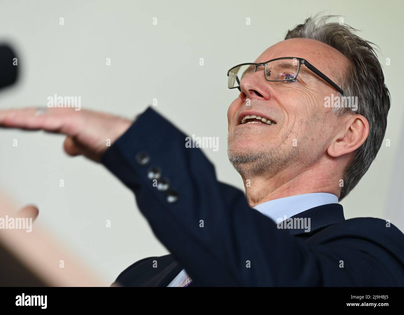 Wiesbaden, Germany. 23rd May, 2022. Holger Münch, President of the ...
