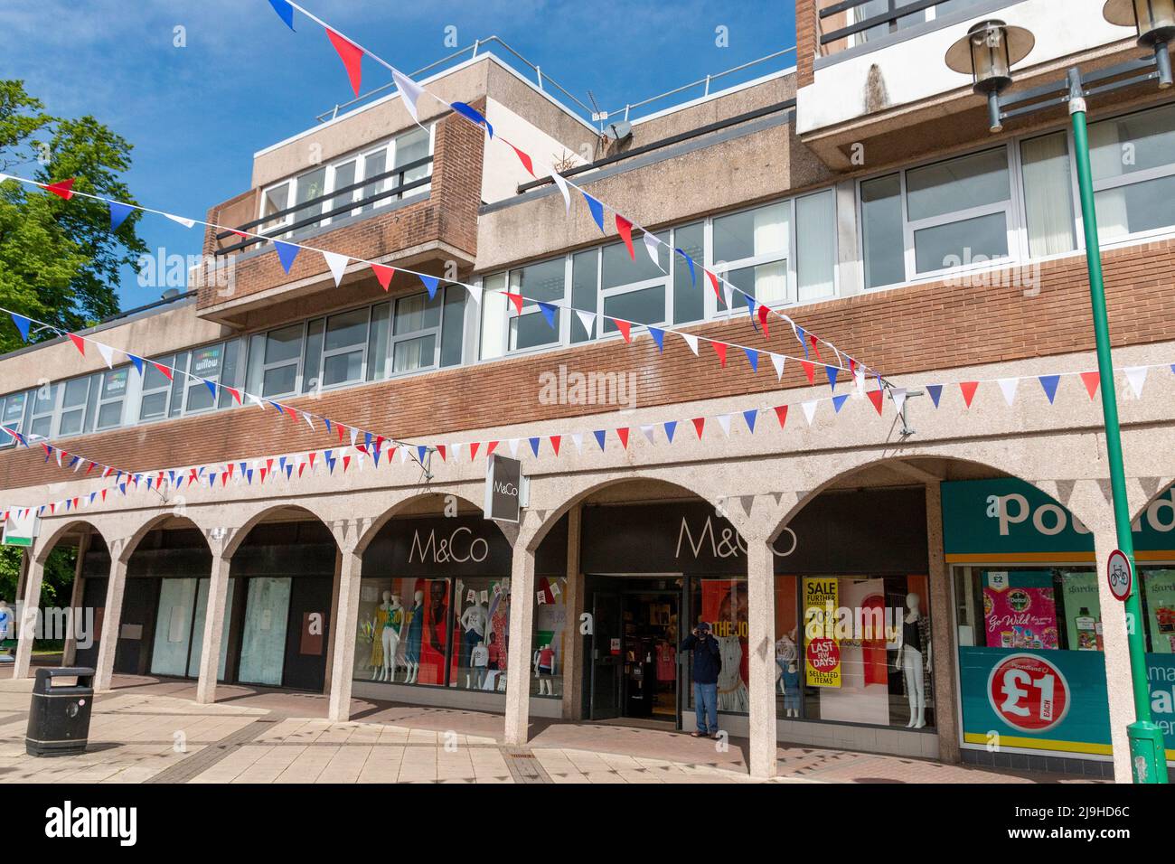 Bristol-England-nailsea-2022-A close up view of blue, red and white ...
