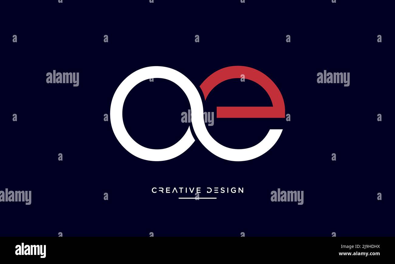Alphabet Letters OE or EO Logo Icon Vector Stock Vector Image & Art - Alamy