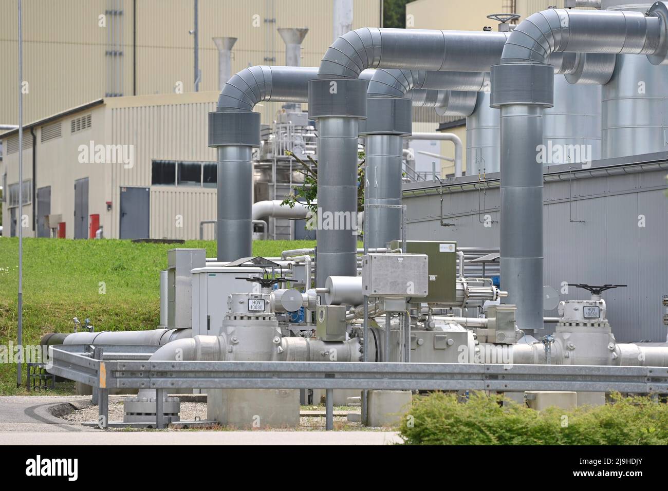 Underriding, Deutschland. 23rd May, 2022. Bierwang natural gas storage ...