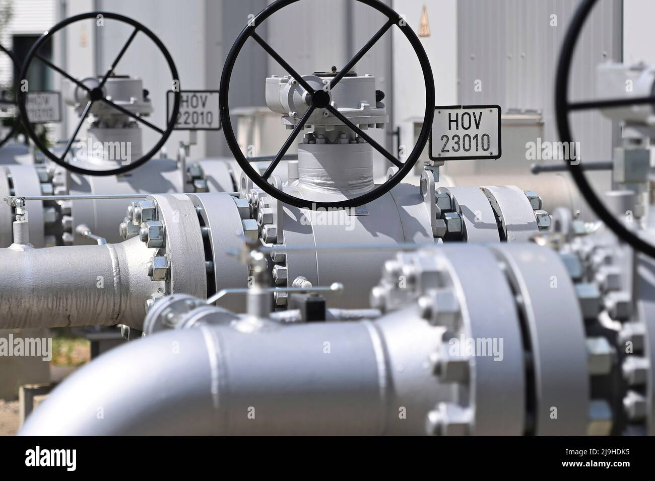 Underriding, Deutschland. 23rd May, 2022. Bierwang natural gas storage ...