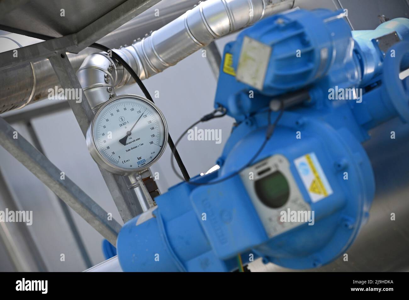 Underriding, Deutschland. 23rd May, 2022. Bierwang natural gas storage ...