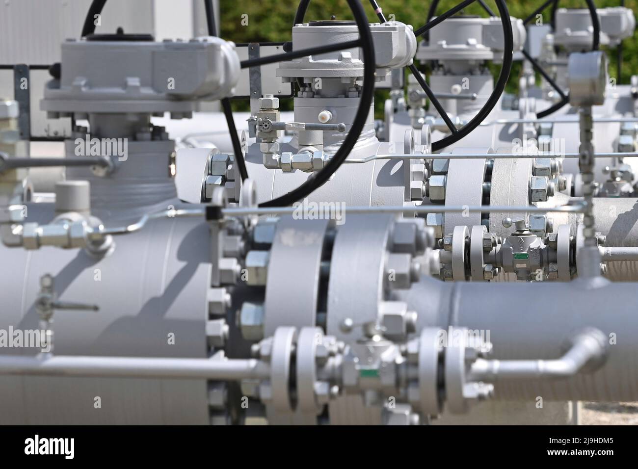 Underriding, Deutschland. 23rd May, 2022. Bierwang natural gas storage ...