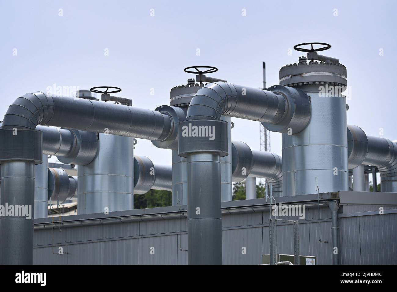 Underriding, Deutschland. 23rd May, 2022. Bierwang natural gas storage ...