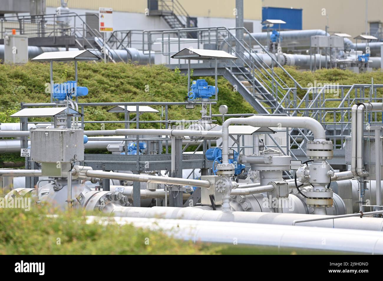 Underriding, Deutschland. 23rd May, 2022. Bierwang natural gas storage ...