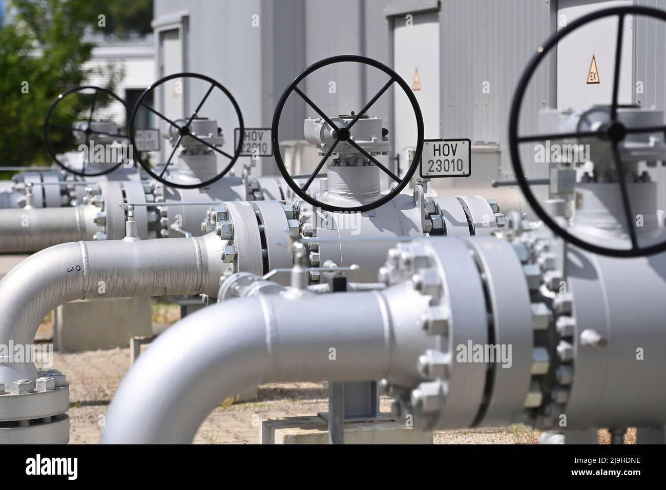 Underriding, Deutschland. 23rd May, 2022. Bierwang natural gas storage ...