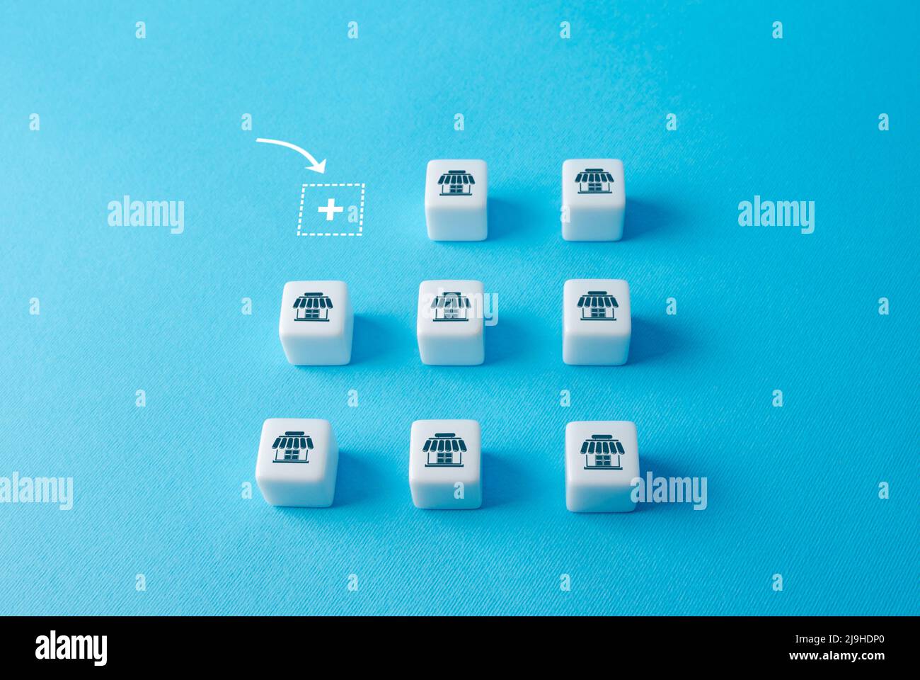 Opening of a new store. Expansion of urban business infrastructure ...