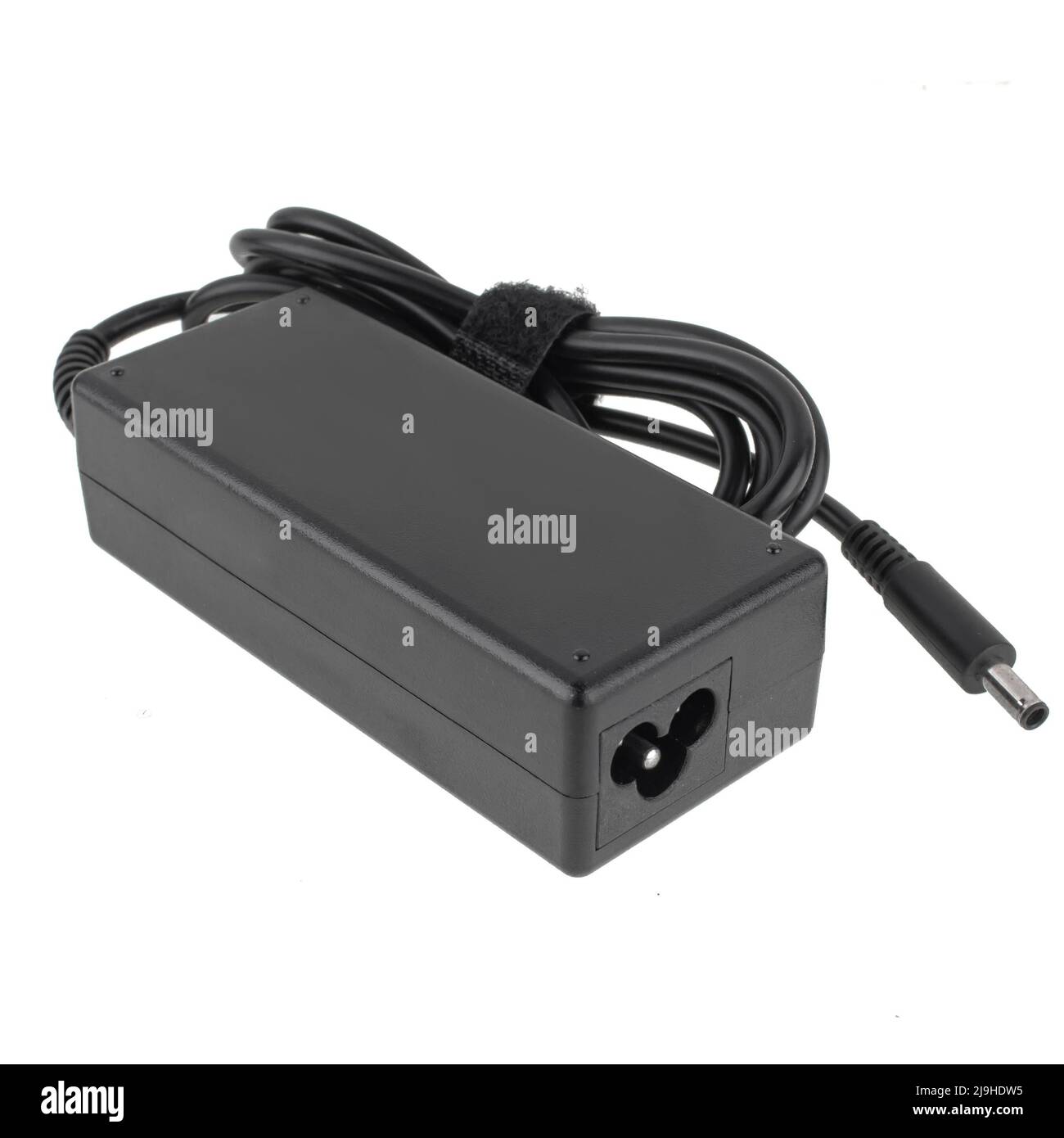 laptop power adapter, laptop spare part, white background Stock Photo ...