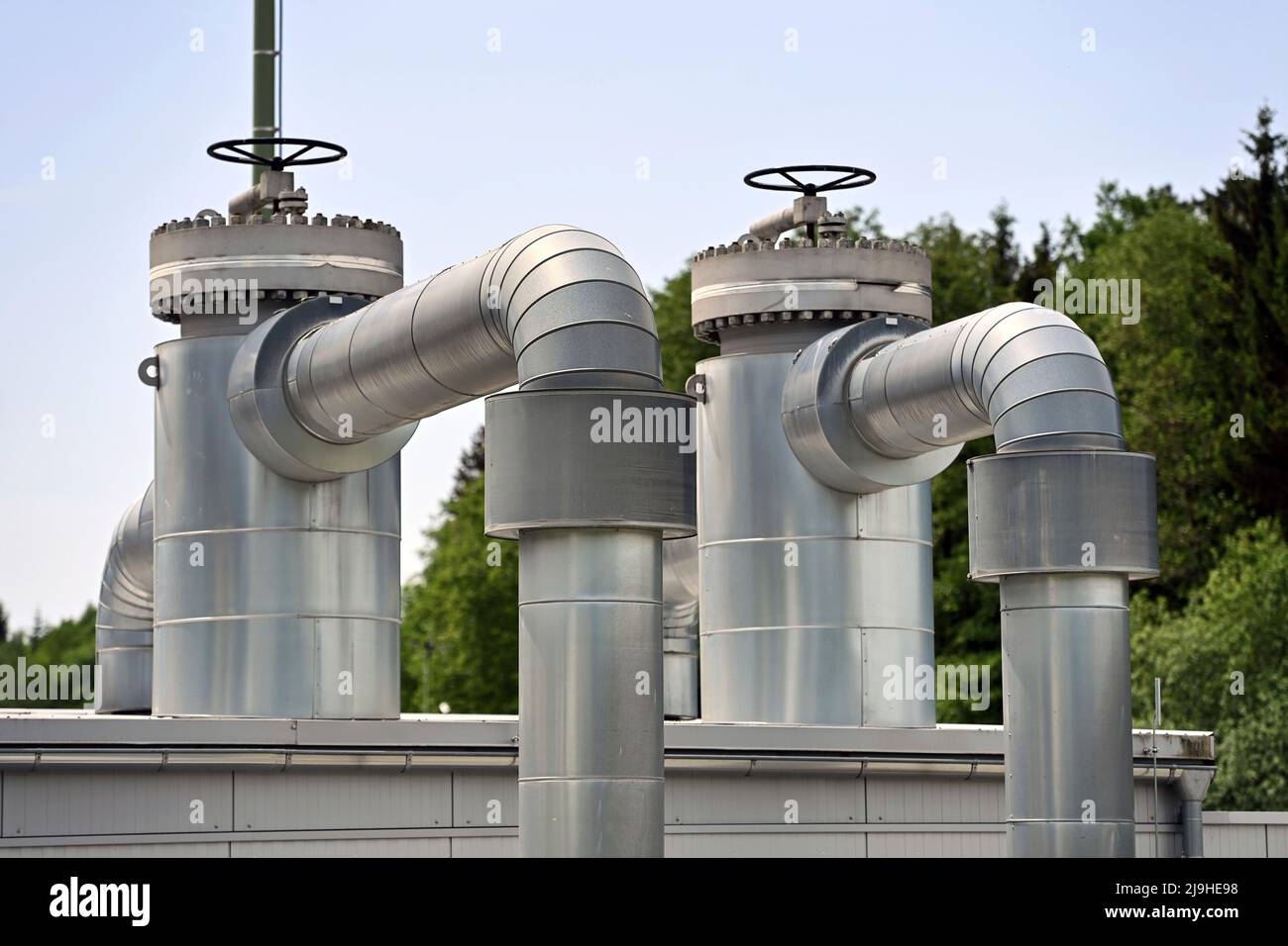 Underriding, Deutschland. 23rd May, 2022. Bierwang natural gas storage ...