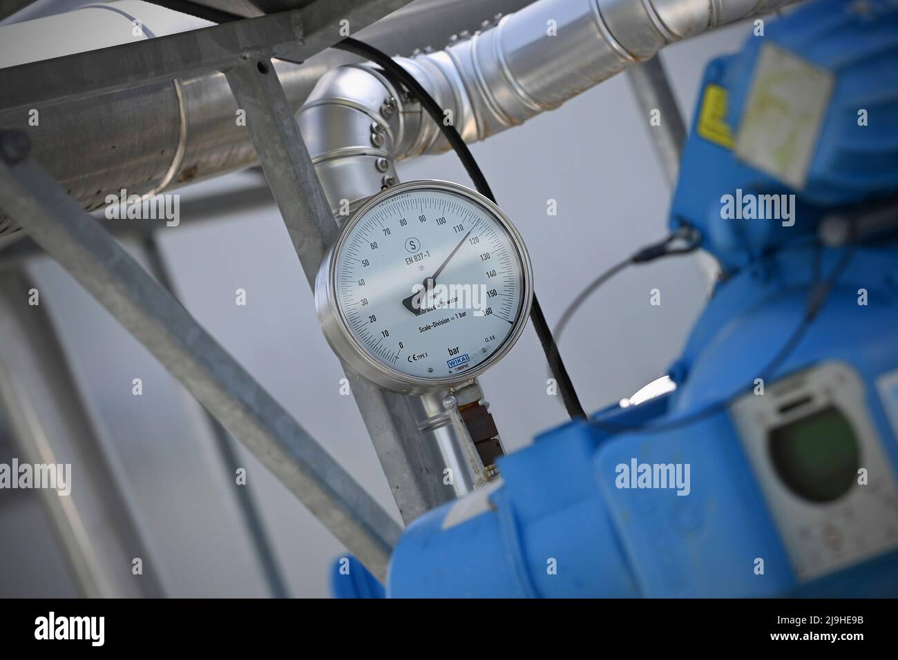 Underriding, Deutschland. 23rd May, 2022. Bierwang natural gas storage ...