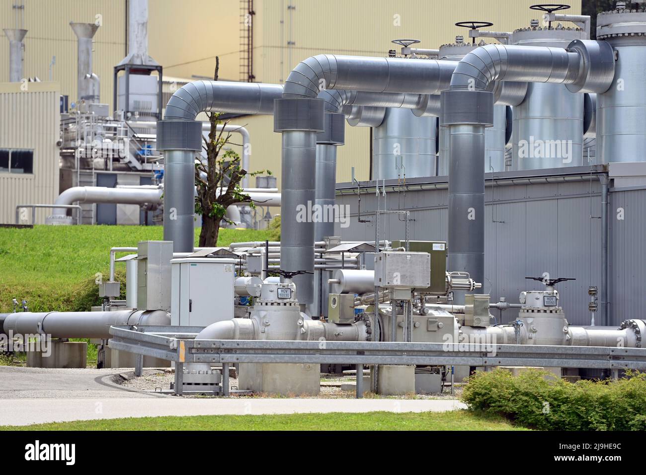 Underriding, Deutschland. 23rd May, 2022. Bierwang natural gas storage ...