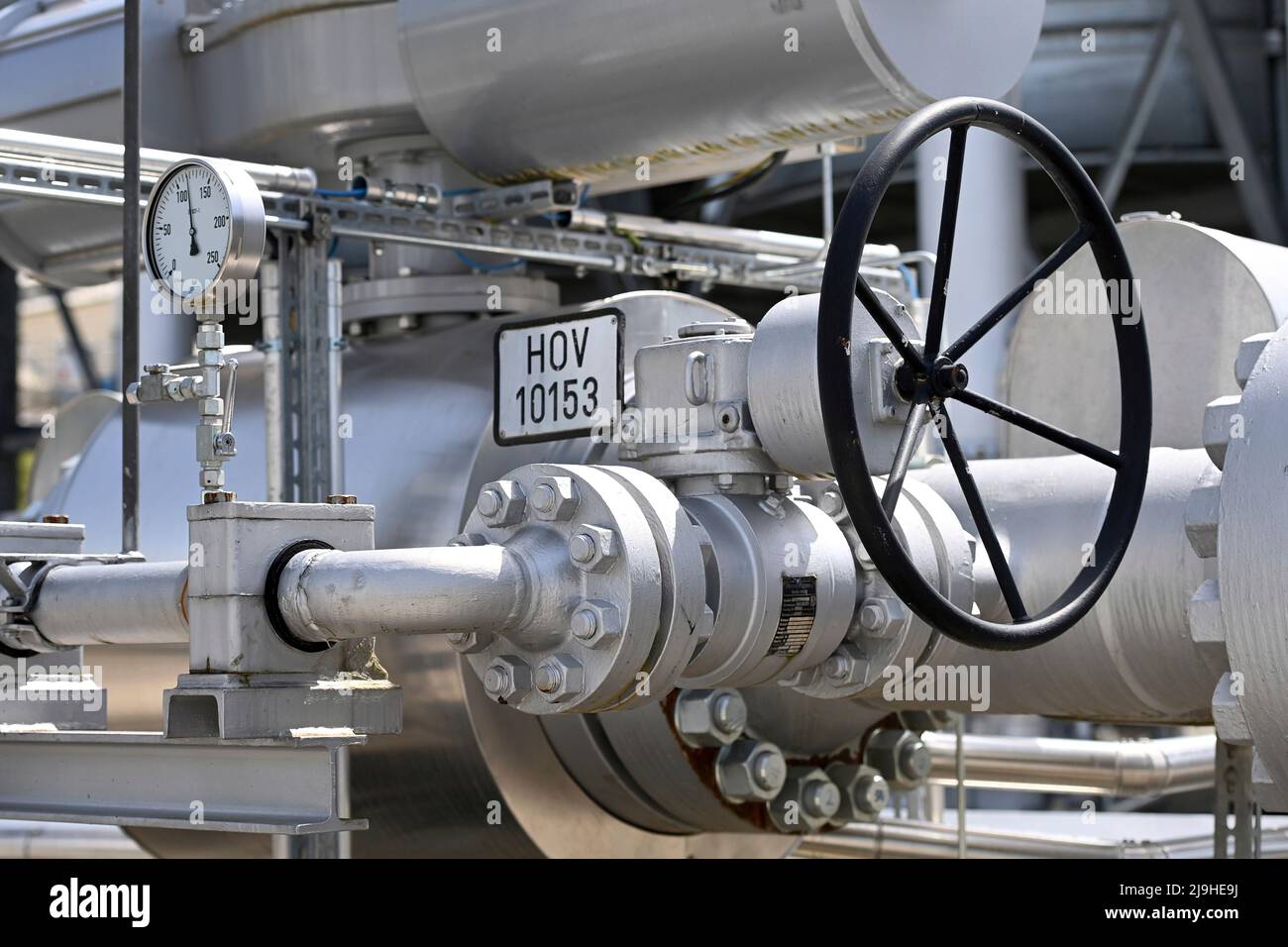 Underriding, Deutschland. 23rd May, 2022. Bierwang natural gas storage ...