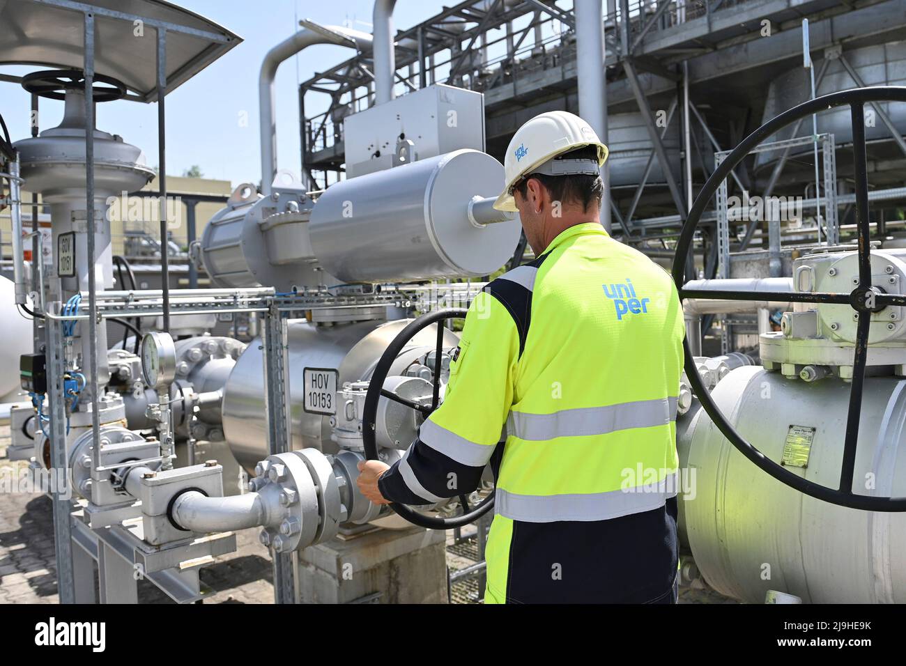 Underriding, Deutschland. 23rd May, 2022. Bierwang natural gas storage ...
