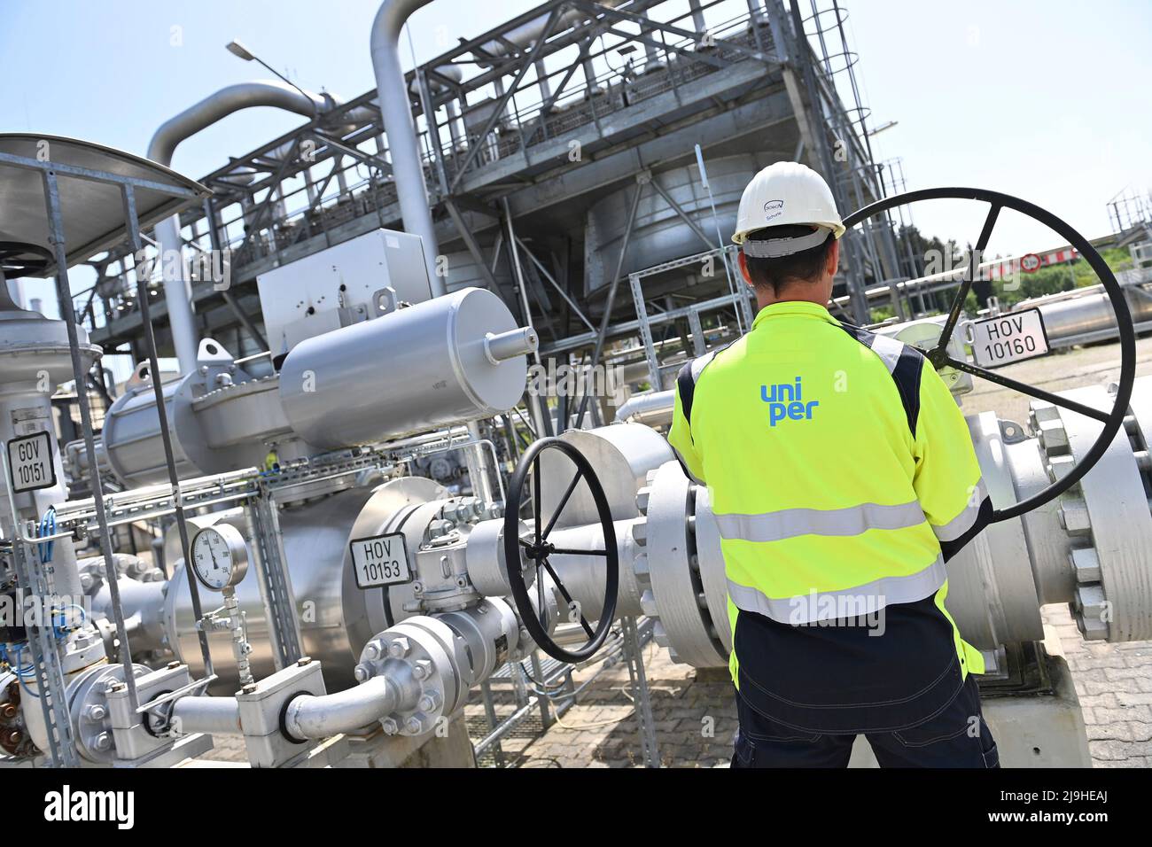 Underriding, Deutschland. 23rd May, 2022. Bierwang natural gas storage ...
