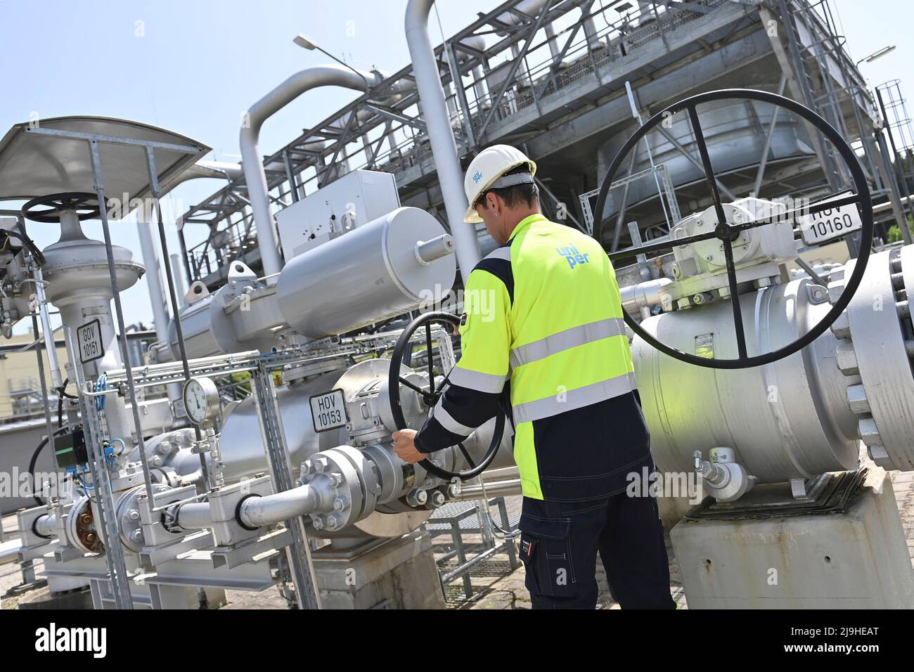 Underriding, Deutschland. 23rd May, 2022. Bierwang natural gas storage ...