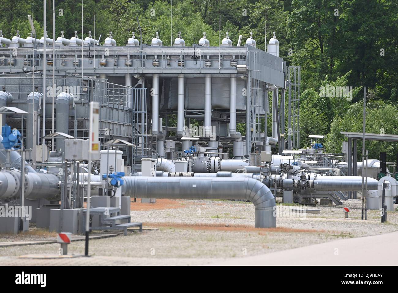 Underriding, Deutschland. 23rd May, 2022. Bierwang natural gas storage ...
