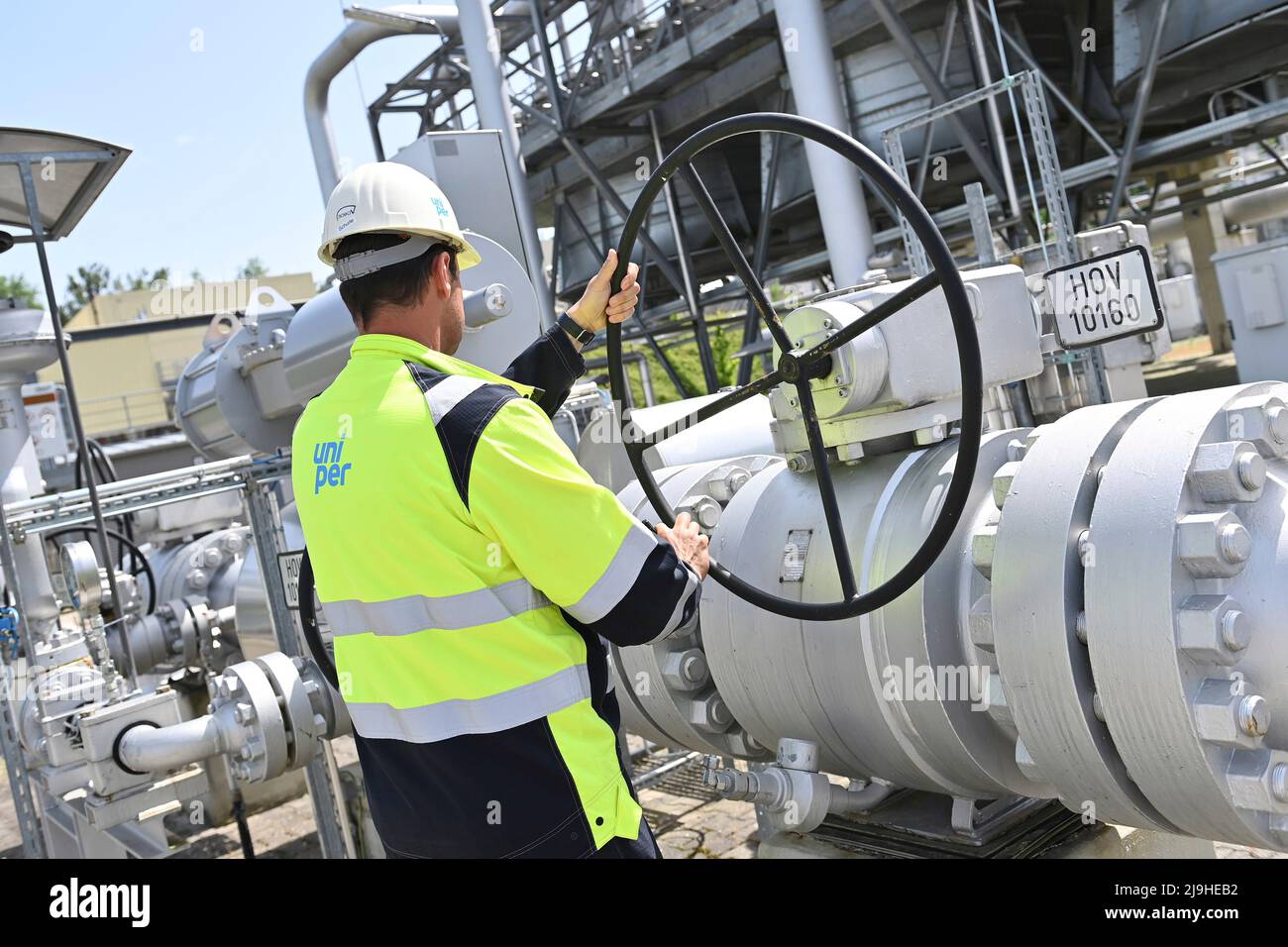 Underriding, Deutschland. 23rd May, 2022. Bierwang natural gas storage ...