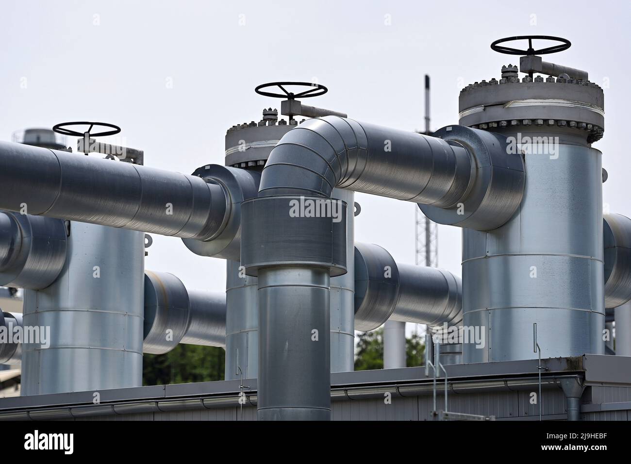 Underriding, Deutschland. 23rd May, 2022. Bierwang natural gas storage ...