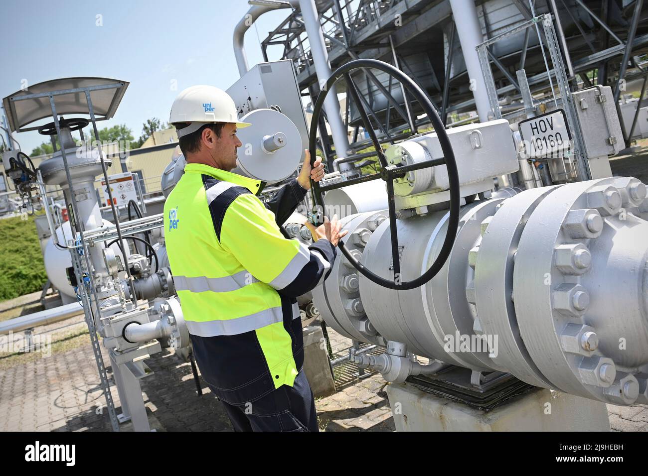 Underriding, Deutschland. 23rd May, 2022. Bierwang natural gas storage ...