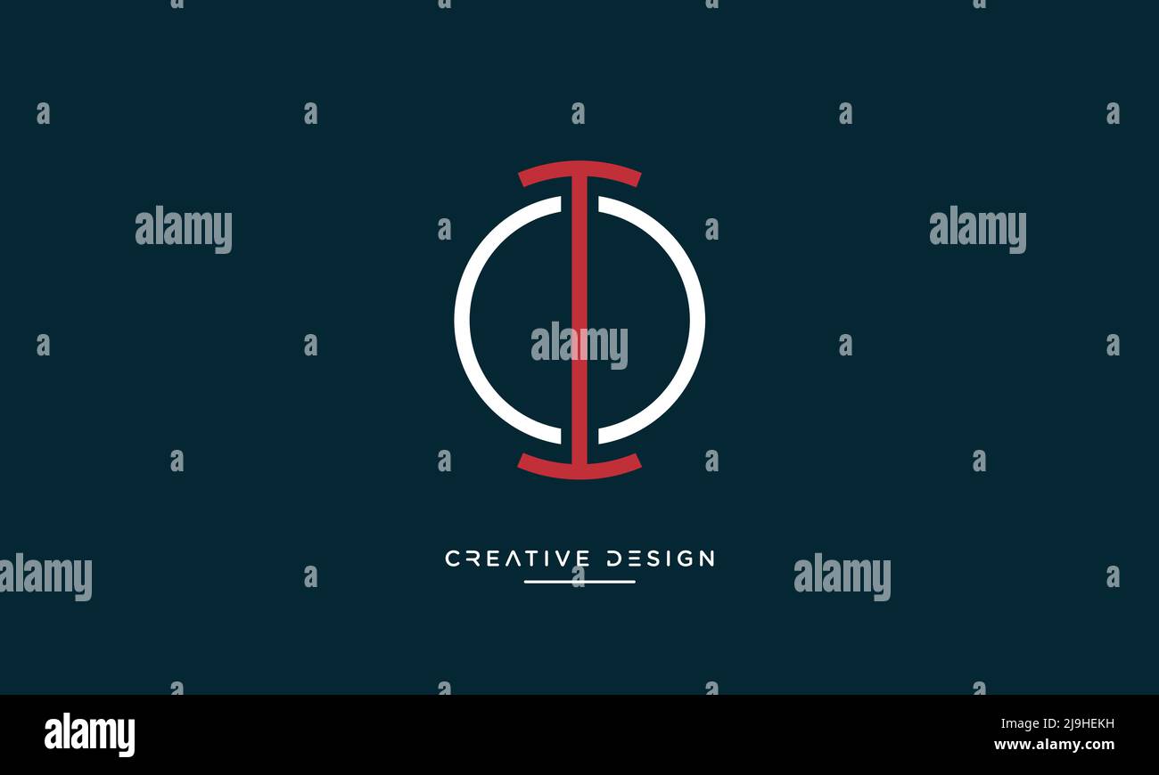 Alphabet Letters OI or IO Icon Logo Stock Vector Image & Art - Alamy