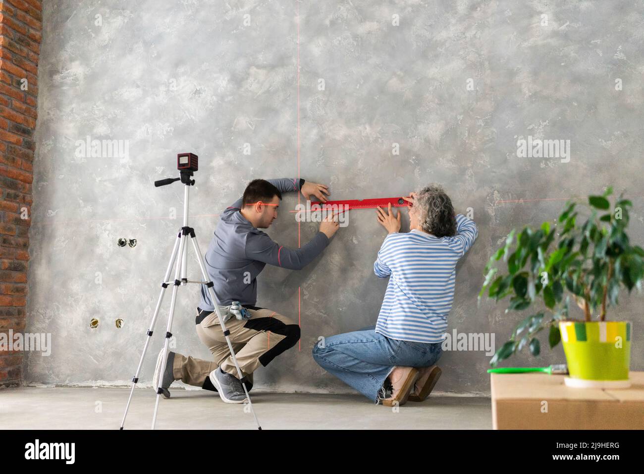 The laser man hi-res stock photography and images - Alamy