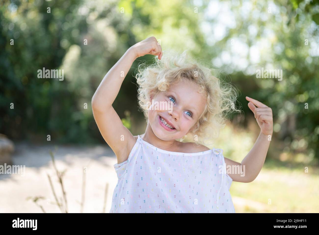 Child Pointing To Self