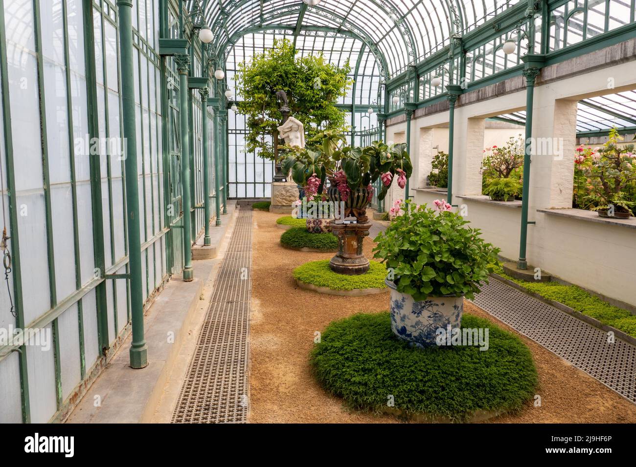 Brussels, Belgium, May 4, 2022. Royal Greenhouses of Laeken, Royal ...