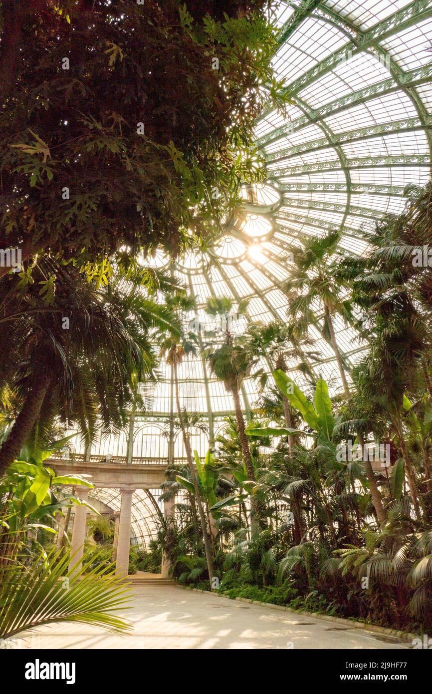 Brussels, Belgium, May 4, 2022. Royal Greenhouses of Laeken, Royal ...