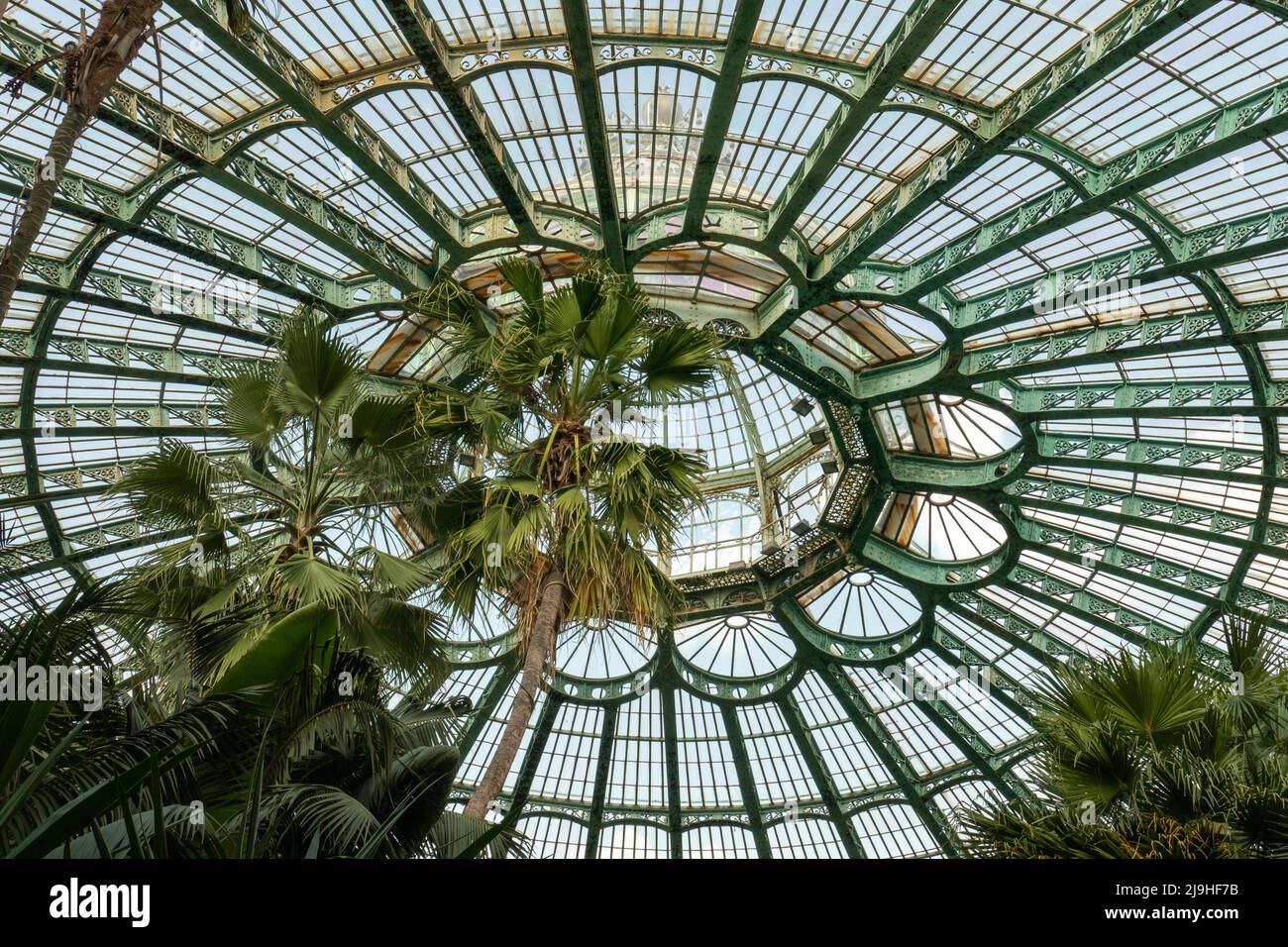 Brussels, Belgium, May 4, 2022. Royal Greenhouses of Laeken, Royal ...