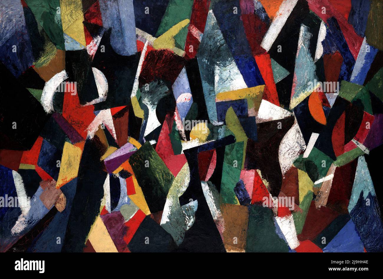 Art by Patrick Henry Bruce - Composition IV (1916 Stock Photo - Alamy