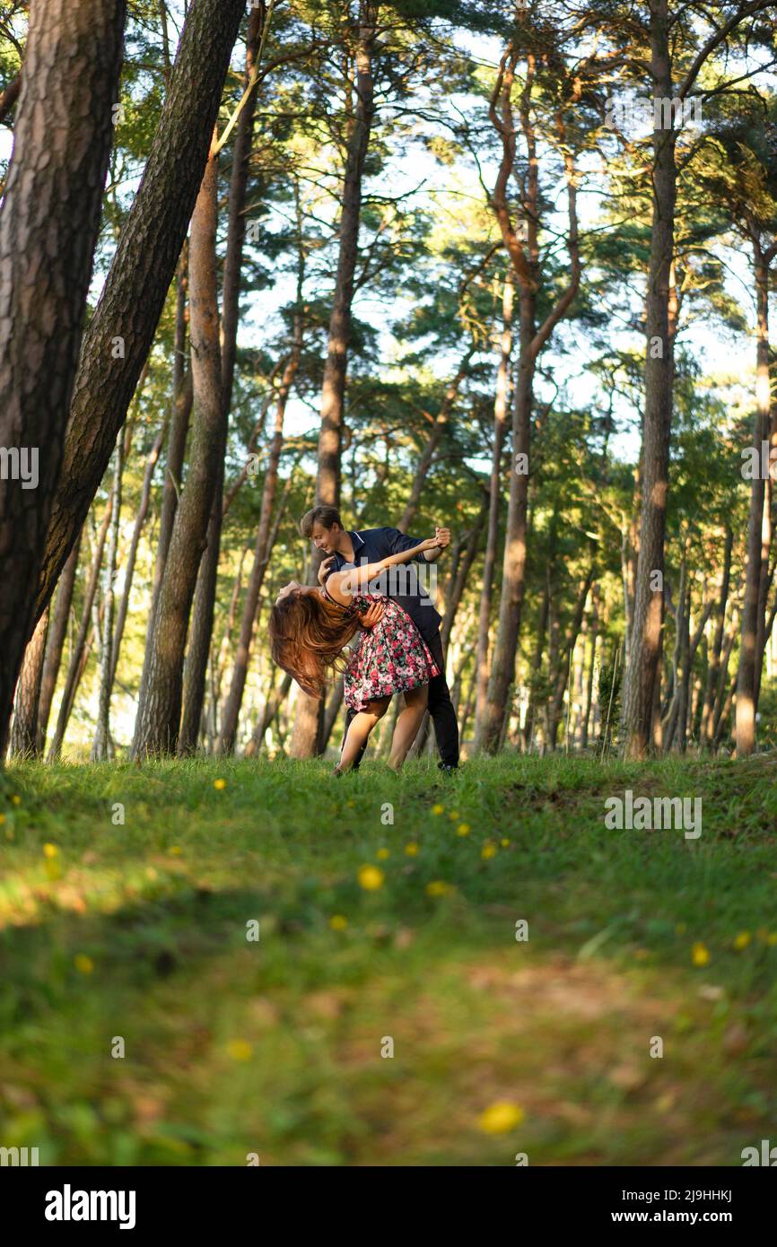 The dancing couple trees hi-res stock photography and images - Alamy