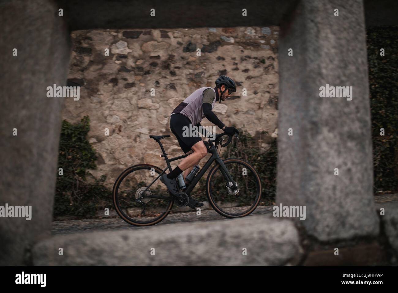 Front view person riding hi-res stock photography and images - Alamy