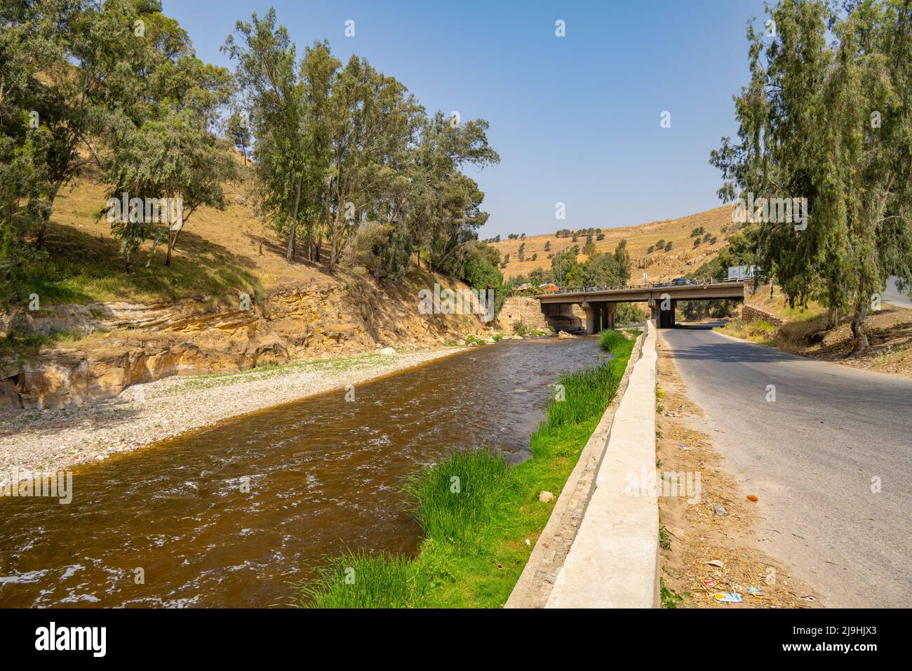The Zarqa River on the road from Amman to Jerash Stock Photo - Alamy