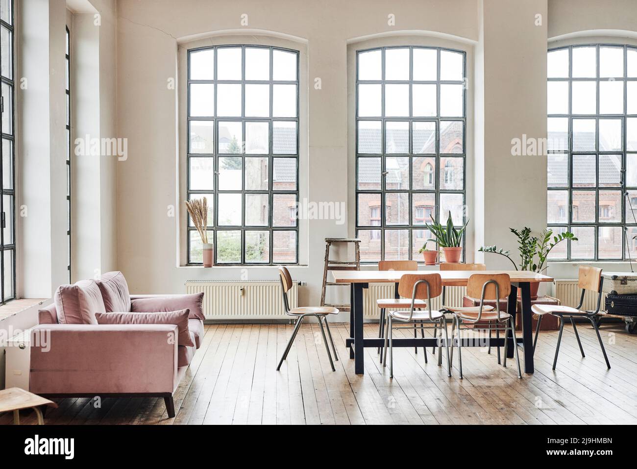 Interior of living room with sofs Stock Photo - Alamy