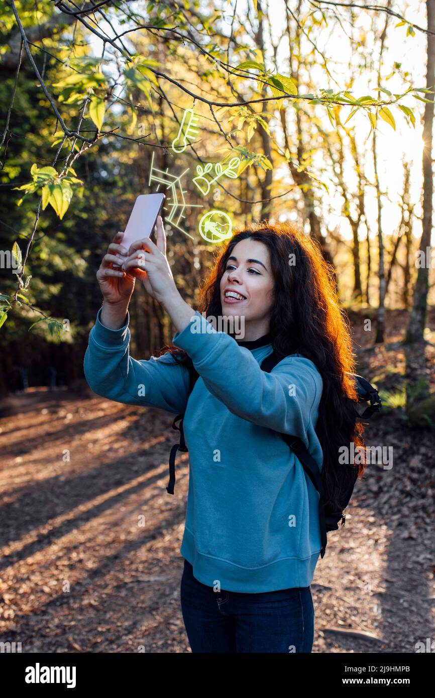 Augmented reality tourism color hi-res stock photography and images - Alamy