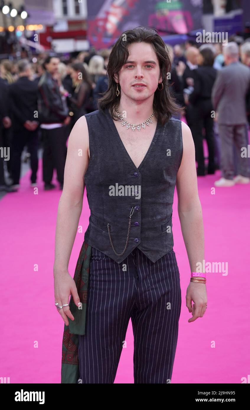 Ferdia Walsh Peelo Arriving For The Premiere Of Pistol At The Odeon