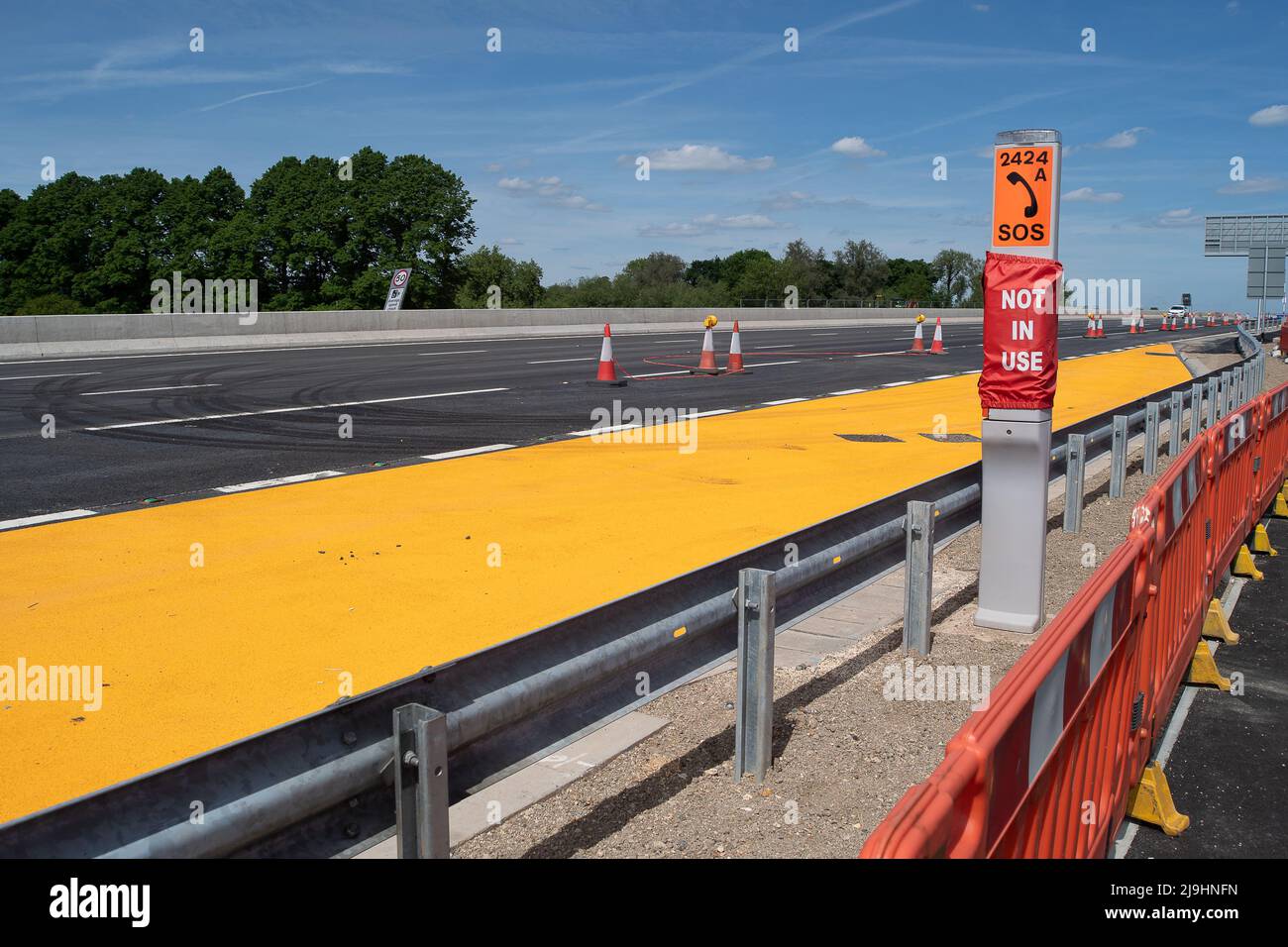 Dorney Reach, UK. 23rd May, 2022. The M4 was closed again this weekend ...